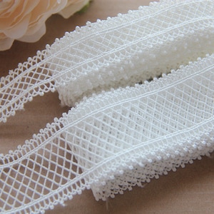 Lace Trim by Yard Hollowed Out Grid Shape Trim in off White - Etsy