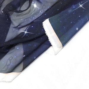 Space Galaxy Stars Chiffon Fabric Sky Universe Sheer Fabric - Etsy