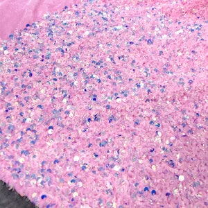 Colorful Full Sequins Fabric Pink Color on Pink Flannel for Autumn ...