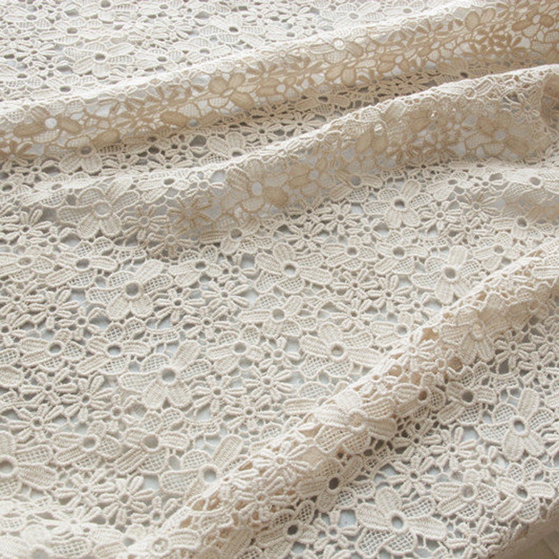 Cotton Lace Fabric - Etsy