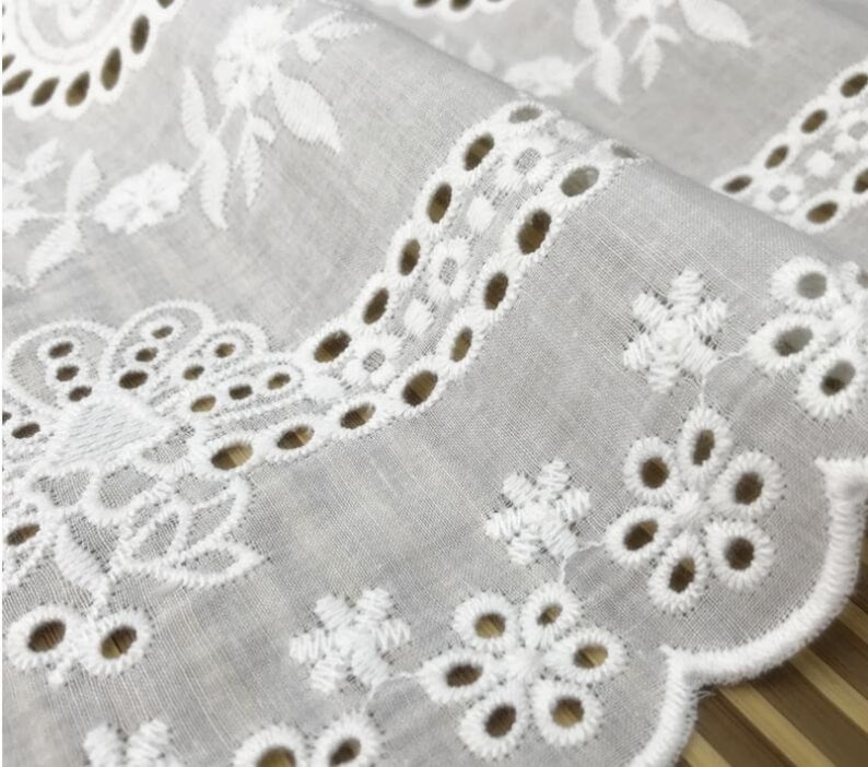 2020 New Arrival Super Wide Pure Cotton Lace Trim With - Etsy