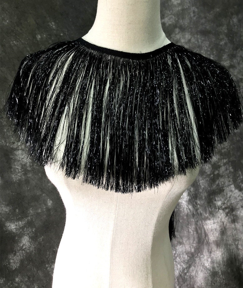 Tassel Trim, Black/colorful Trim, Fringe Lace Trim, Dance Costume ...