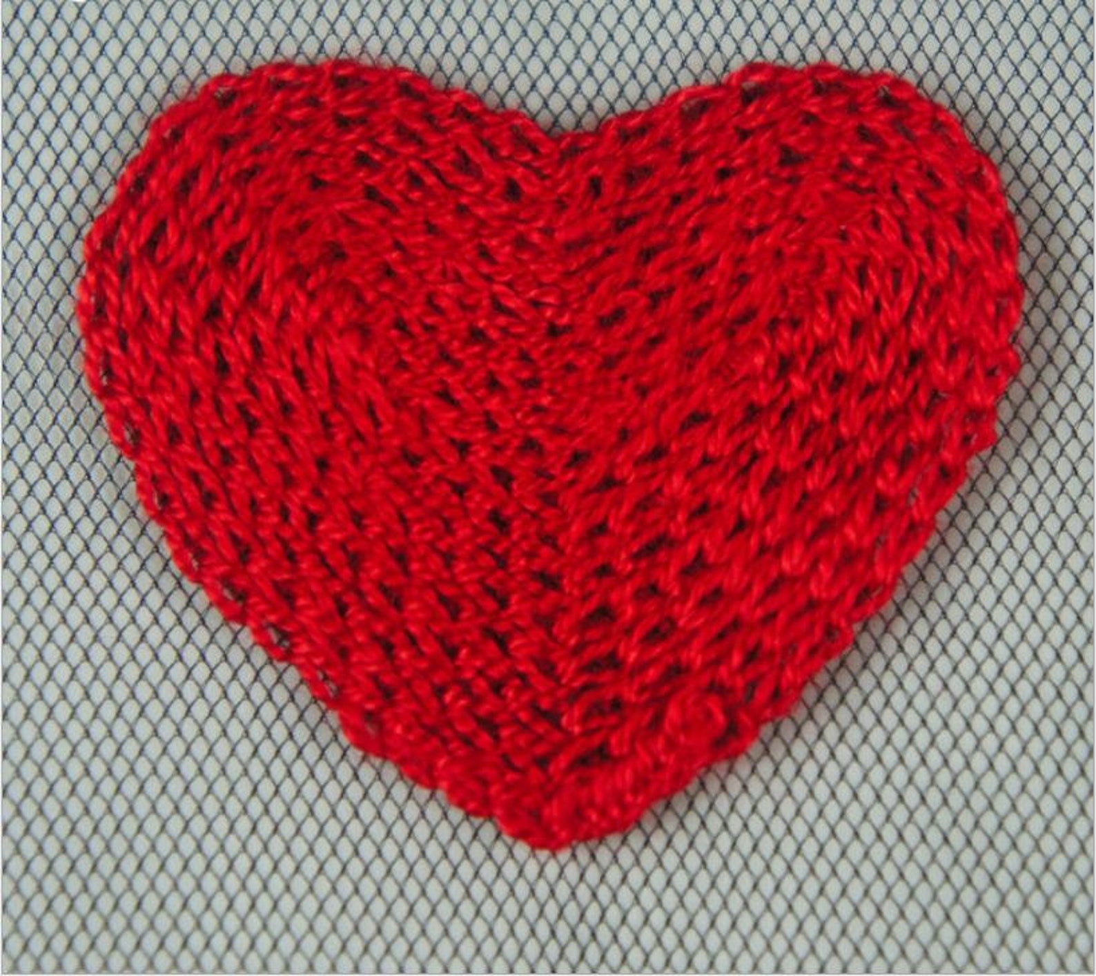 Lovely Red Hearts Embroidered Lace Fabric on Black White Tulle - Etsy