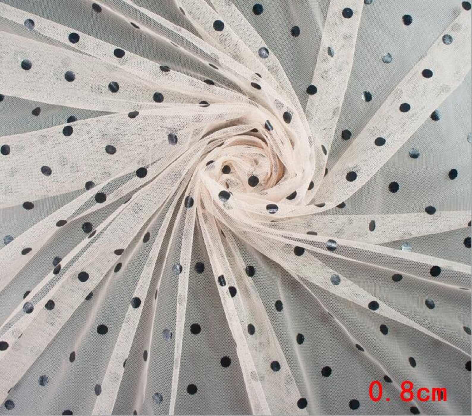 Black Polka Dot Fabric Wedding Brozing Dotted Tulle Lace - Etsy