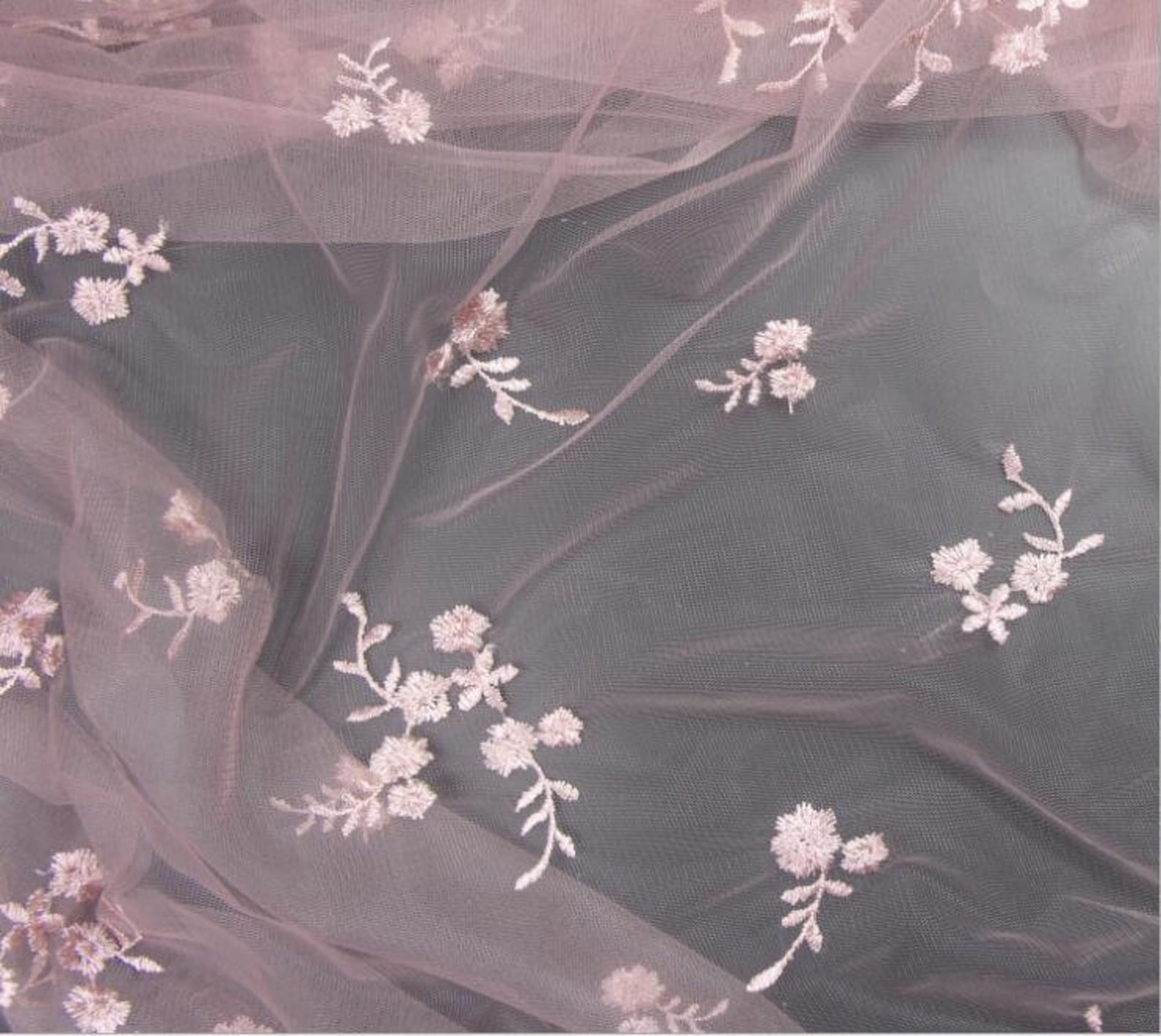 Beautiful Flower Embroidered Lace Fabric Bridal Lace Fabric - Etsy