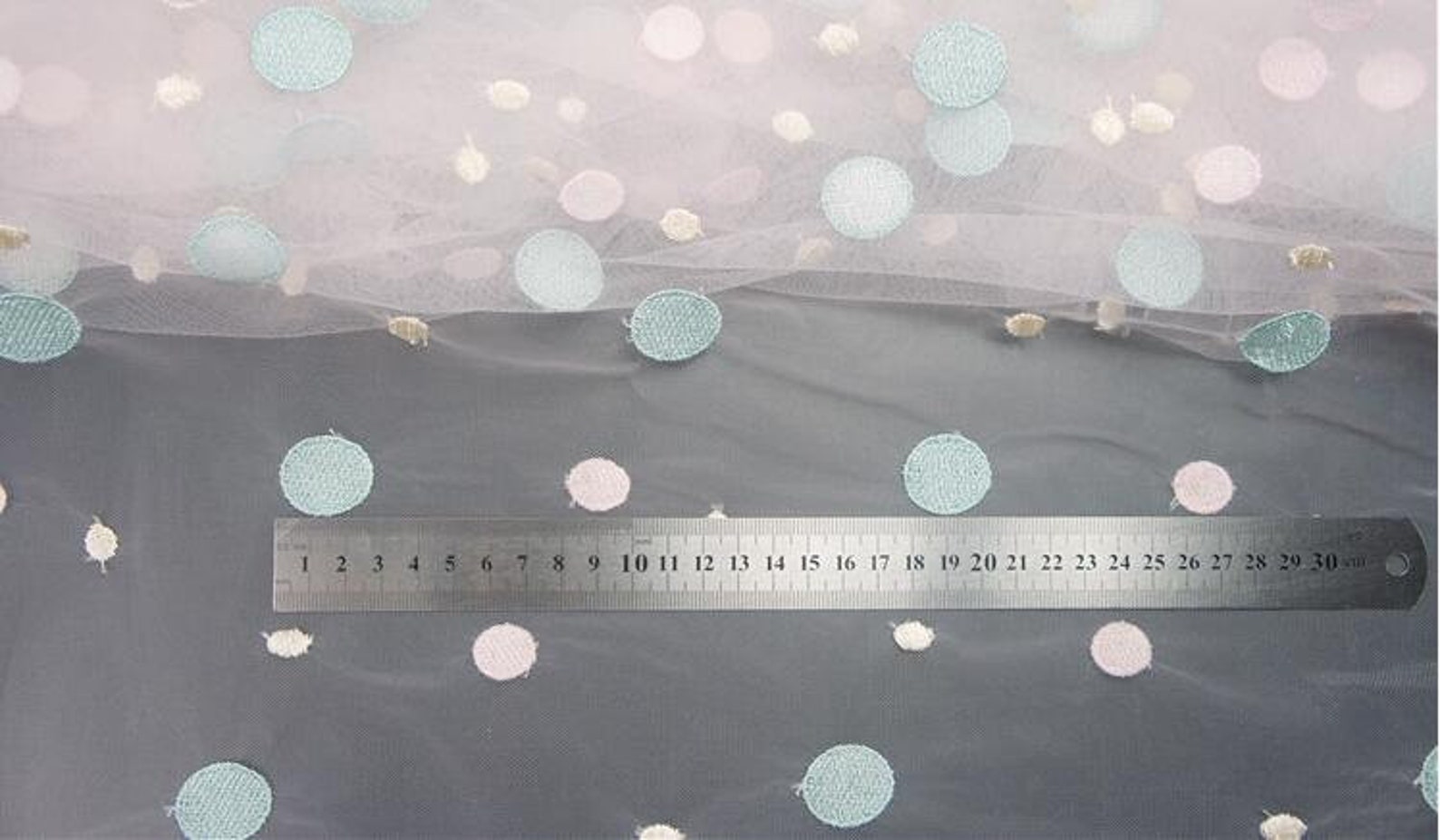 Polka Dot Fabric Spot Mesh Lace Fabric Colorful Dot Tulle | Etsy