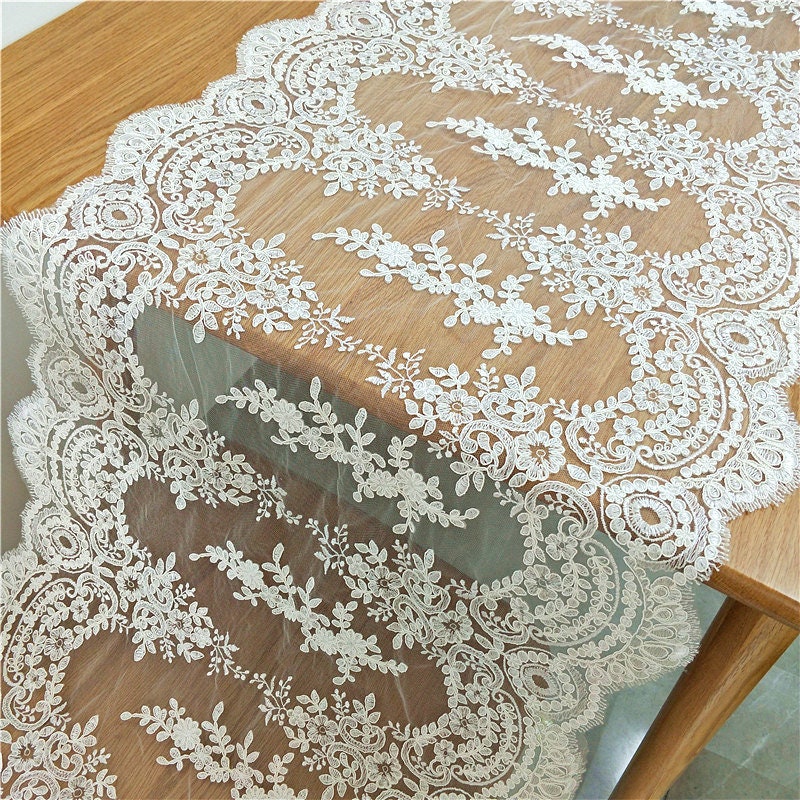 Lace Table Runner - Etsy