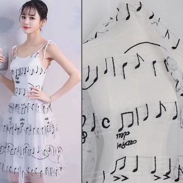 Music Note Dress - Etsy