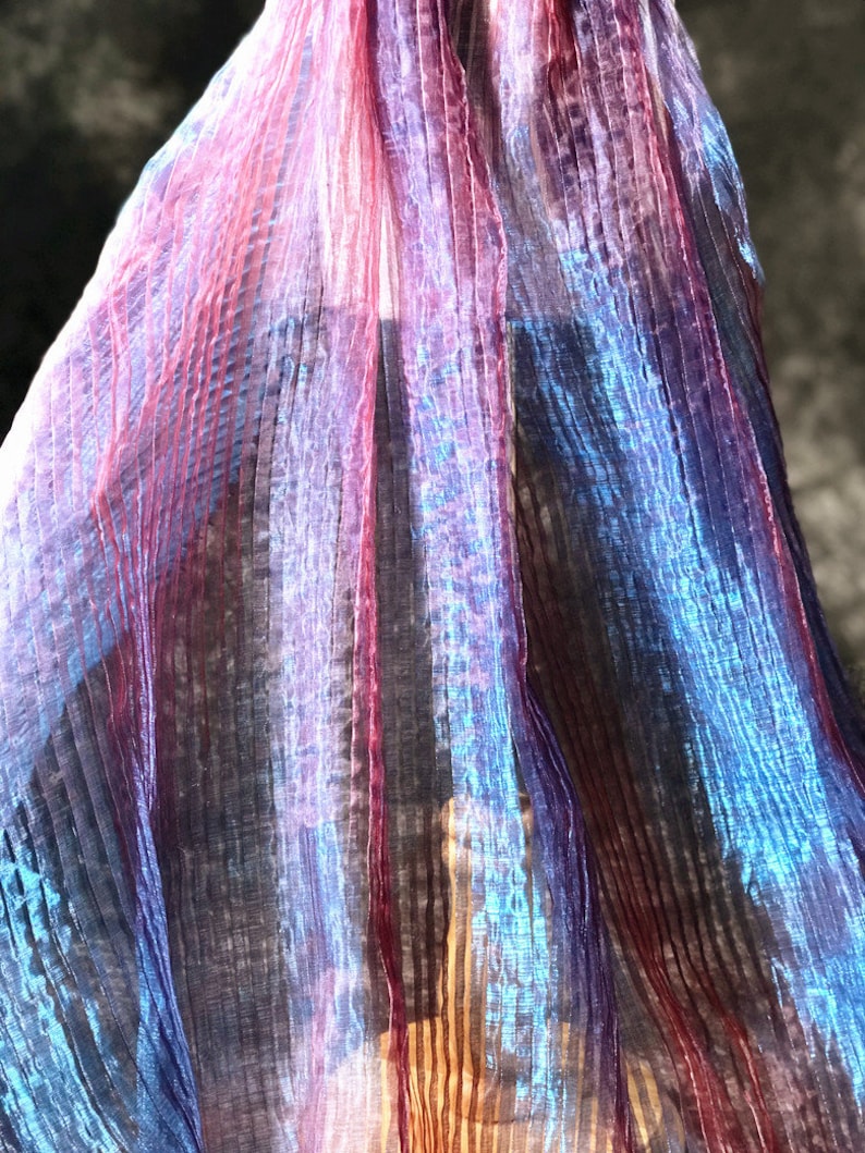 Gradient Ruffled Lace Fabric Pleated Lace Fabric Organza - Etsy