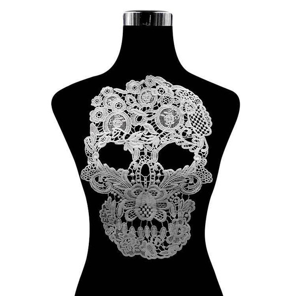 Black Skull Lace - Etsy