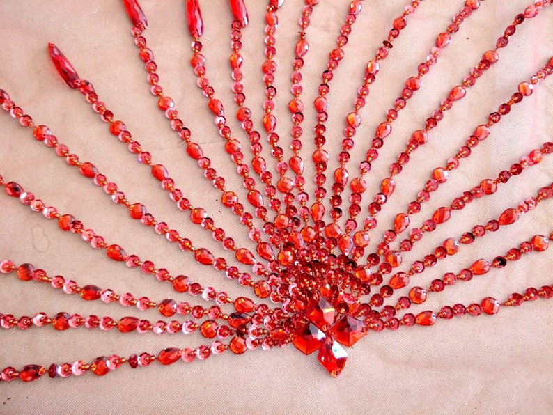 6 Colors Sew On Beads Rhinstones Sequins Royal | Etsy