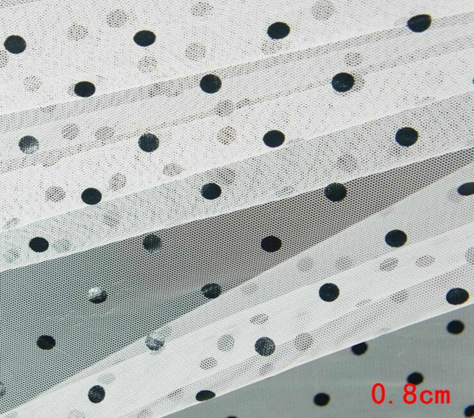 Black Polka Dot Fabric Wedding Brozing Dotted Tulle Lace - Etsy