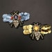 2 PCS Beaded Bee Patch, Sequined Bees Applique Patch, Sequins Patch for ...