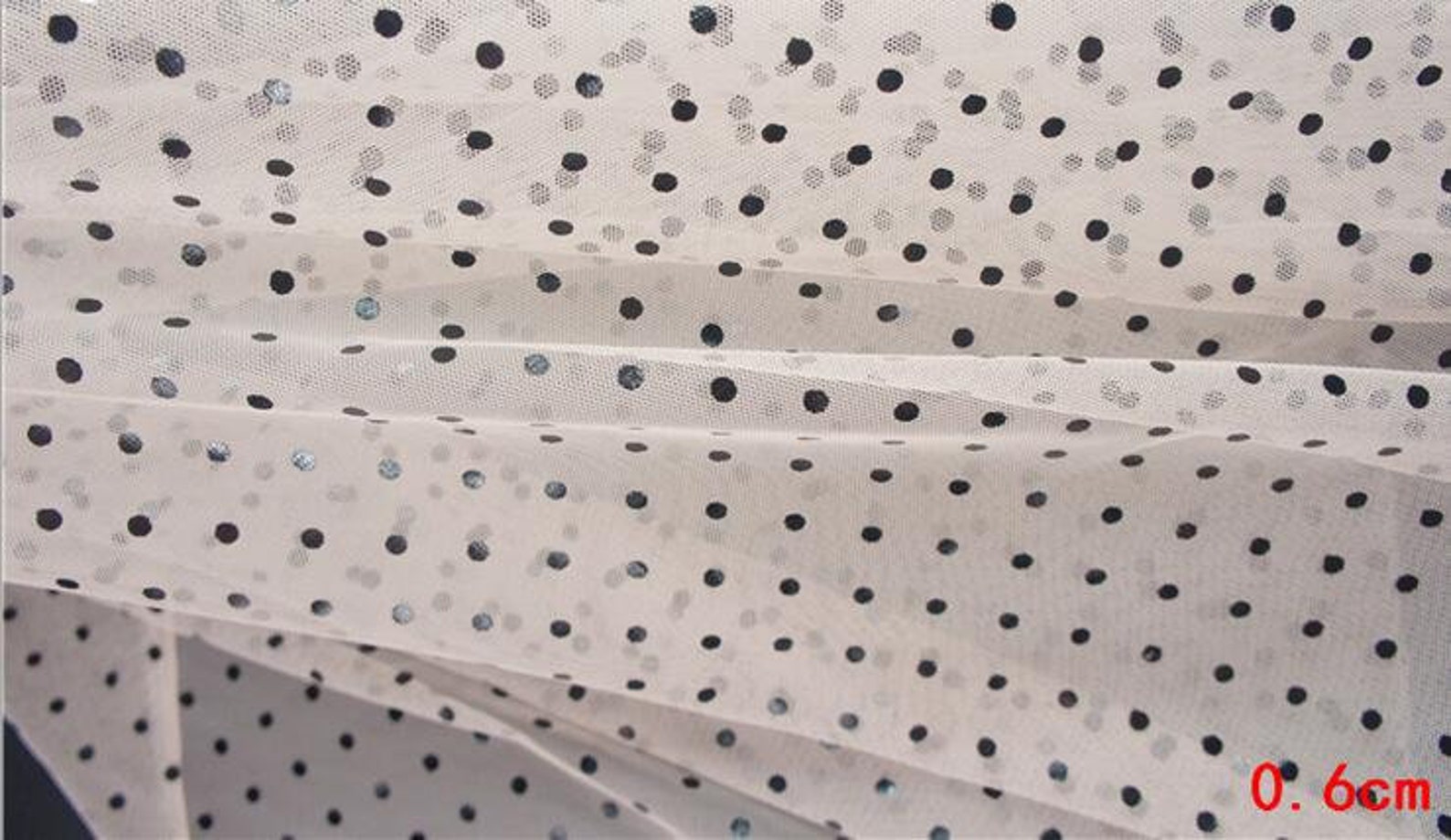 Black Polka Dot Fabric Wedding Brozing Dotted Tulle Lace - Etsy