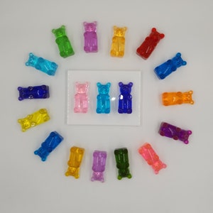 Gummy Bear Wall Decor Pop Art Rainbow 3D, Resin Gummy Bear, Wall Decor ...