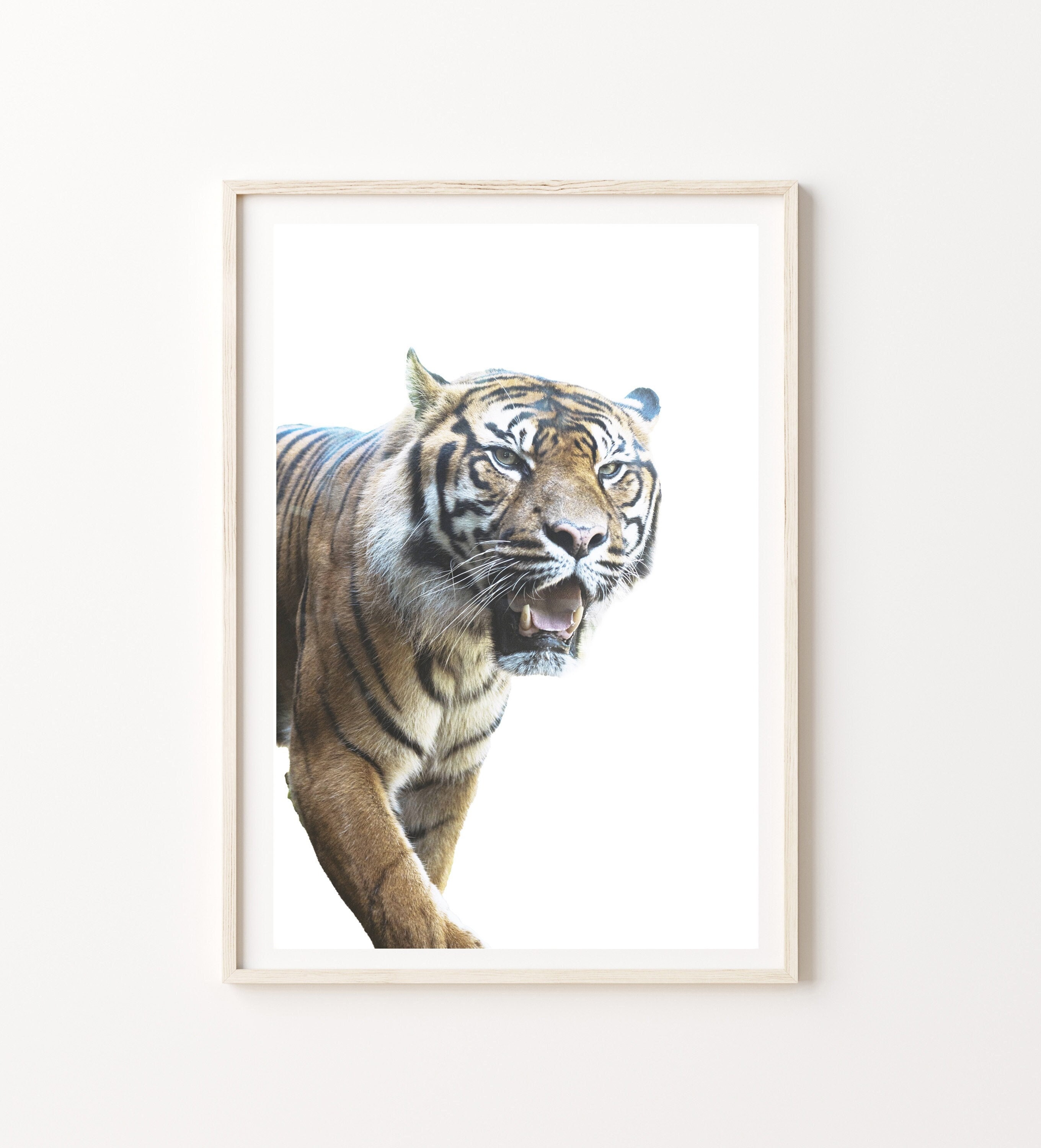 Digital Prints animal print wall decor Digital tiger print printable ...