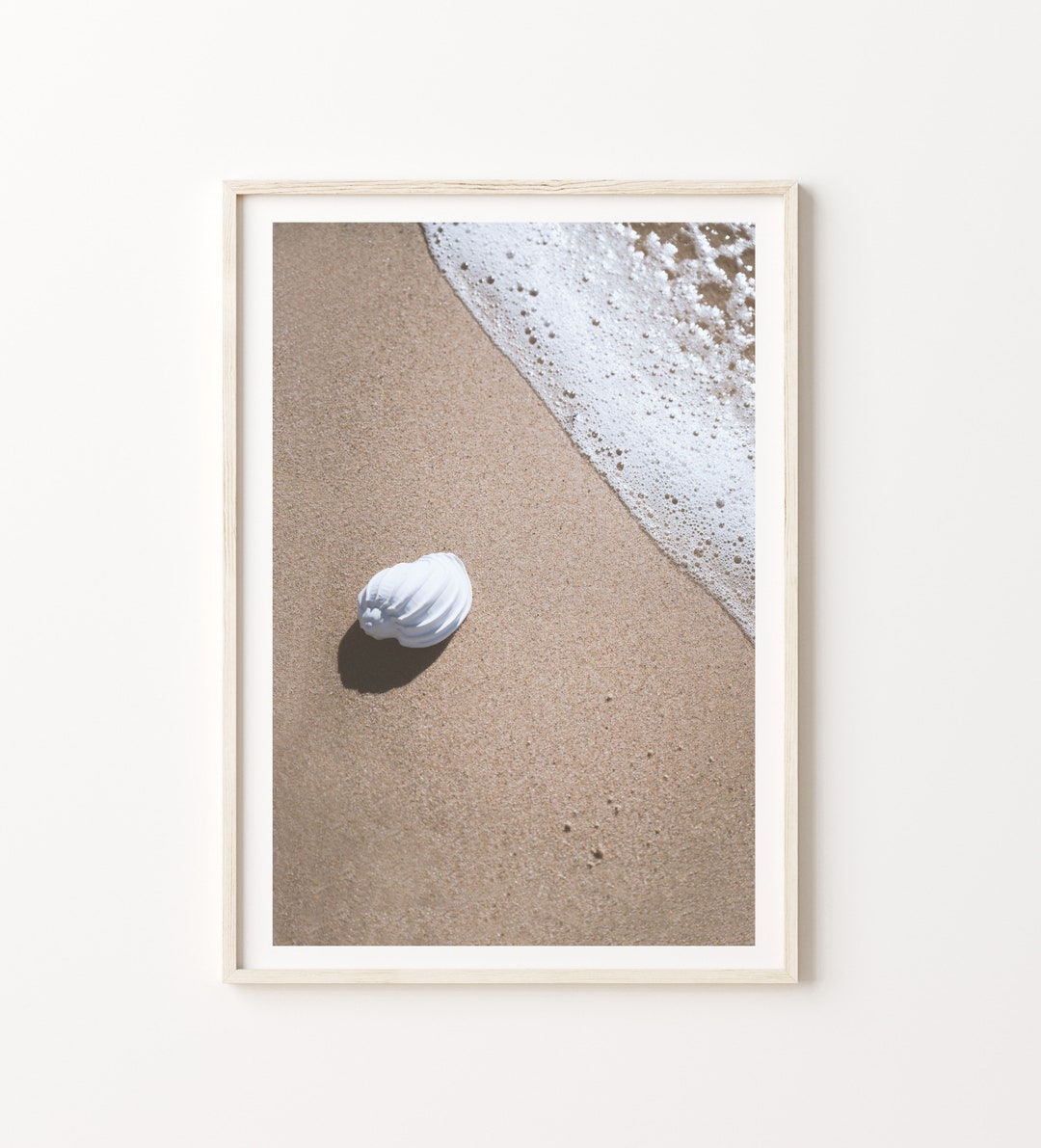 Coastal Beach Print. Digital Art Coastal Shell. Coastal Prints and ...