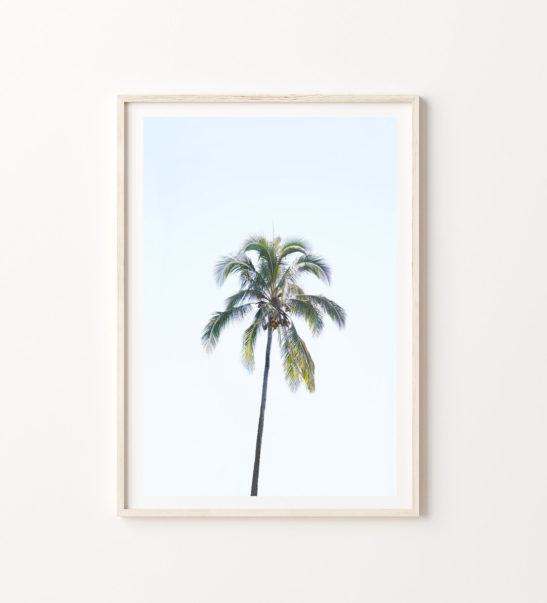 Coconut Tree Digital Download Print, Palm Tree Print, Coconut Tree ...