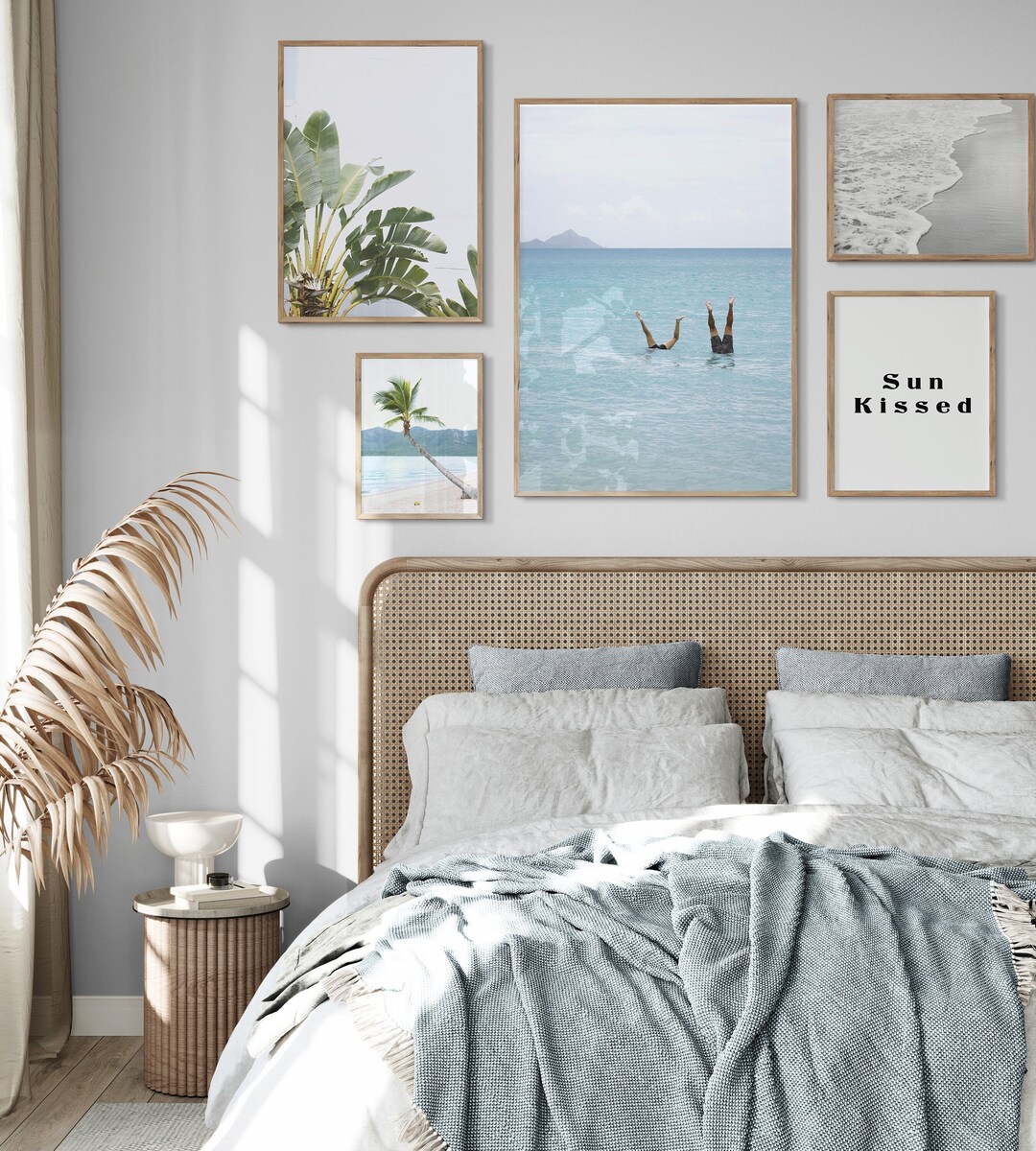 Coastal Beach Prints, Gallery Wall Set of Digital Prints, Instant ...