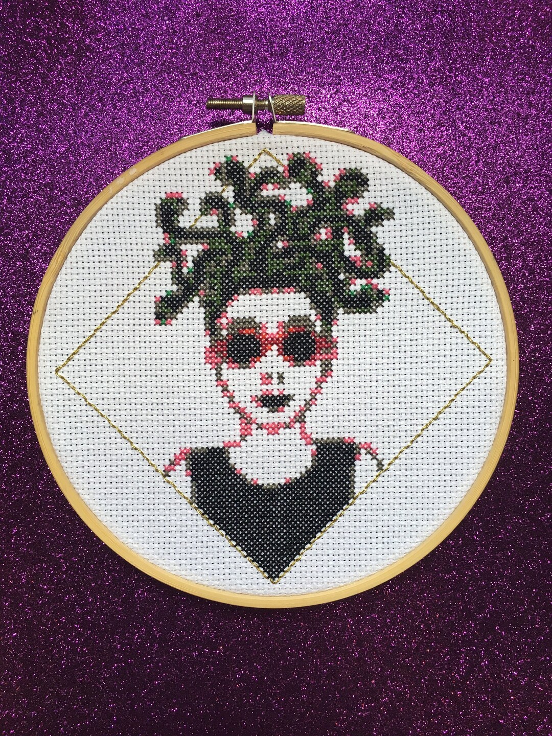 Medusa Cross Stitch Pattern - Etsy
