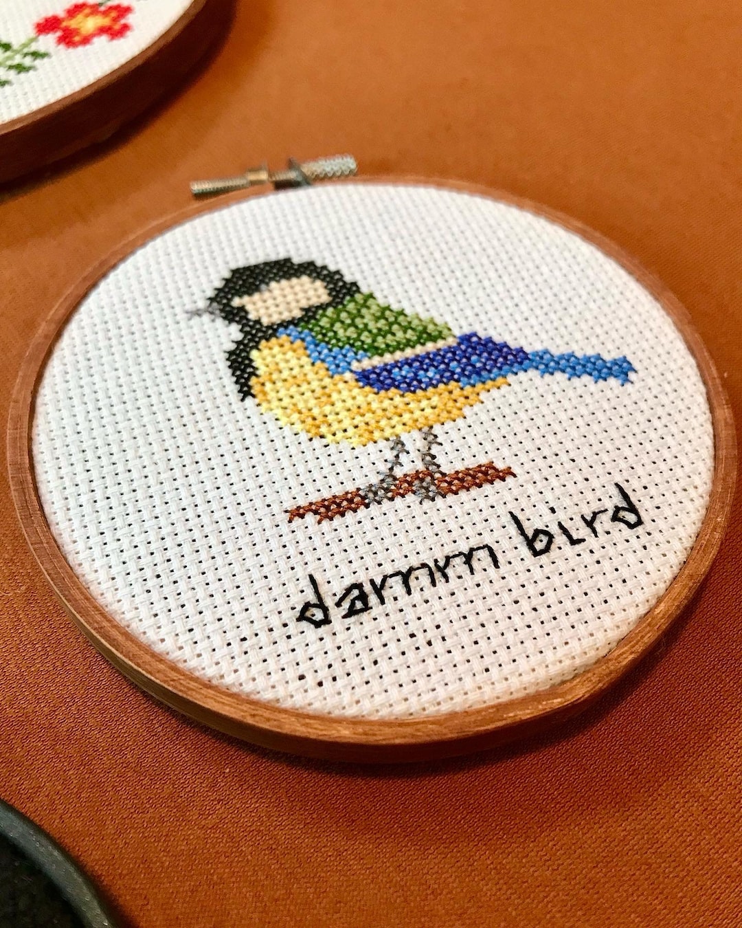 Damm Bird Las Culturistas Cross Stitch Pattern - Etsy