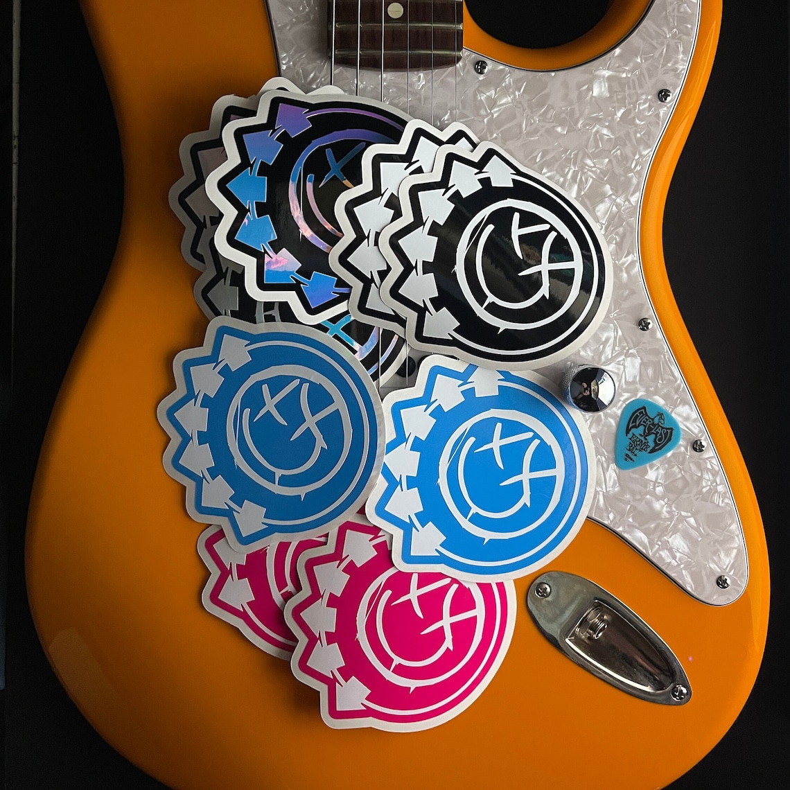Blink 182 Smiley Face Logo Vinyl Decal Decorative Decal for Cars ...