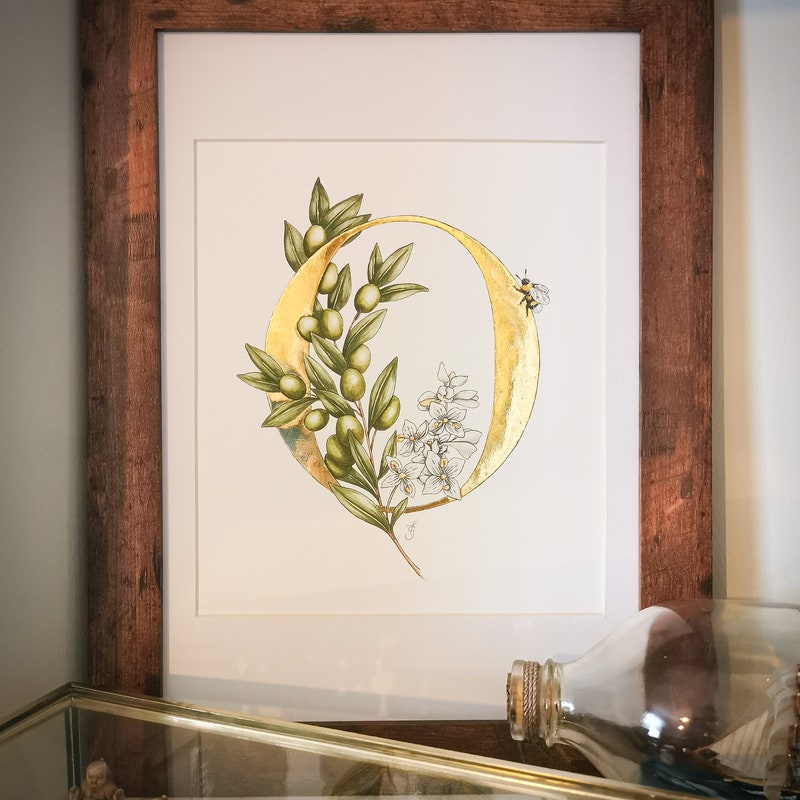 Illuminated Letter - Etsy