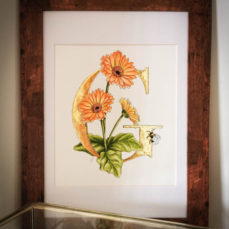 Illuminated Letter G - Etsy