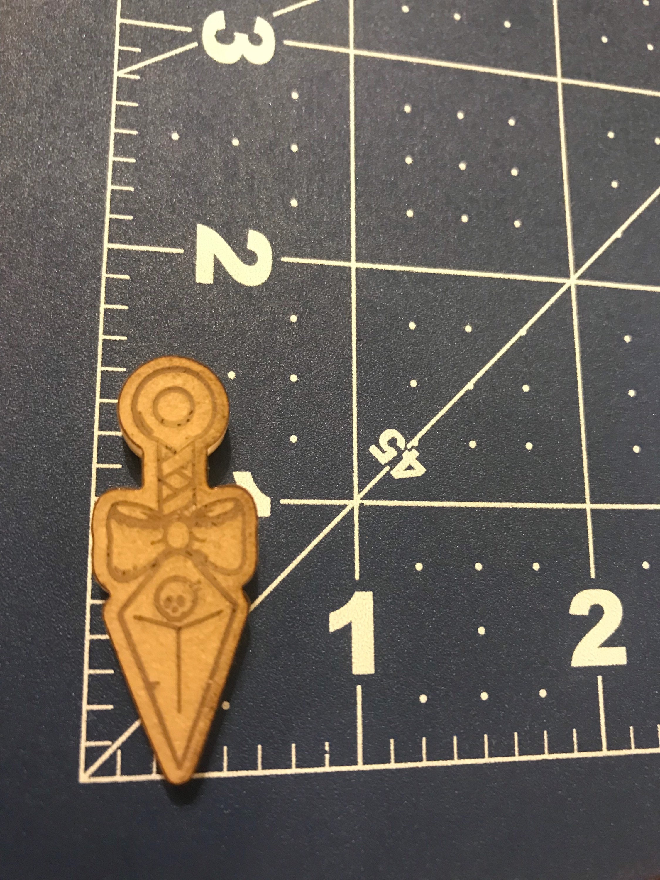 Mini Kunai Knife With Ribbon and Gothic Skull Silicone Mold | Etsy