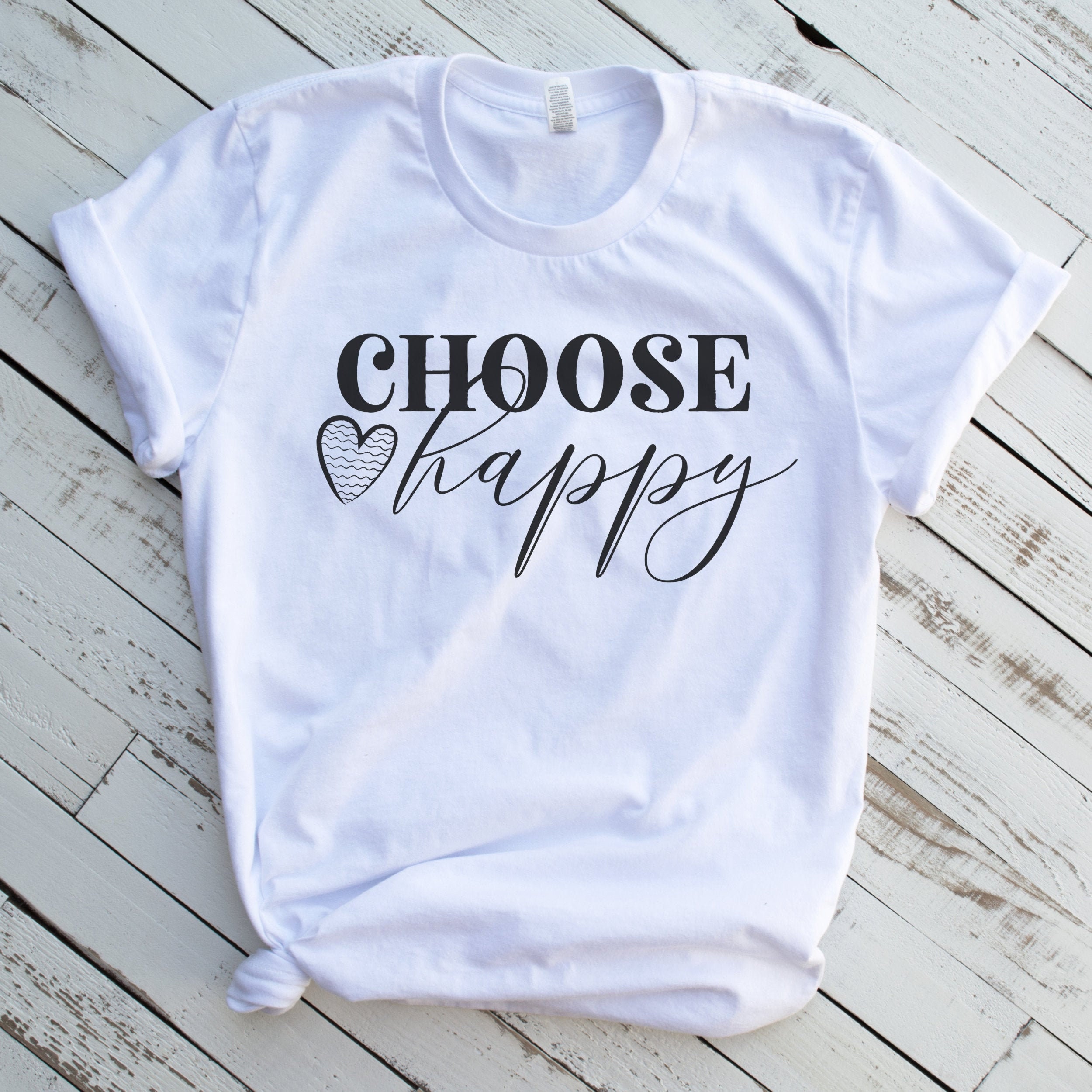 Choose Happy Shirt Happy Shirt Womens Shirt Womens Top - Etsy