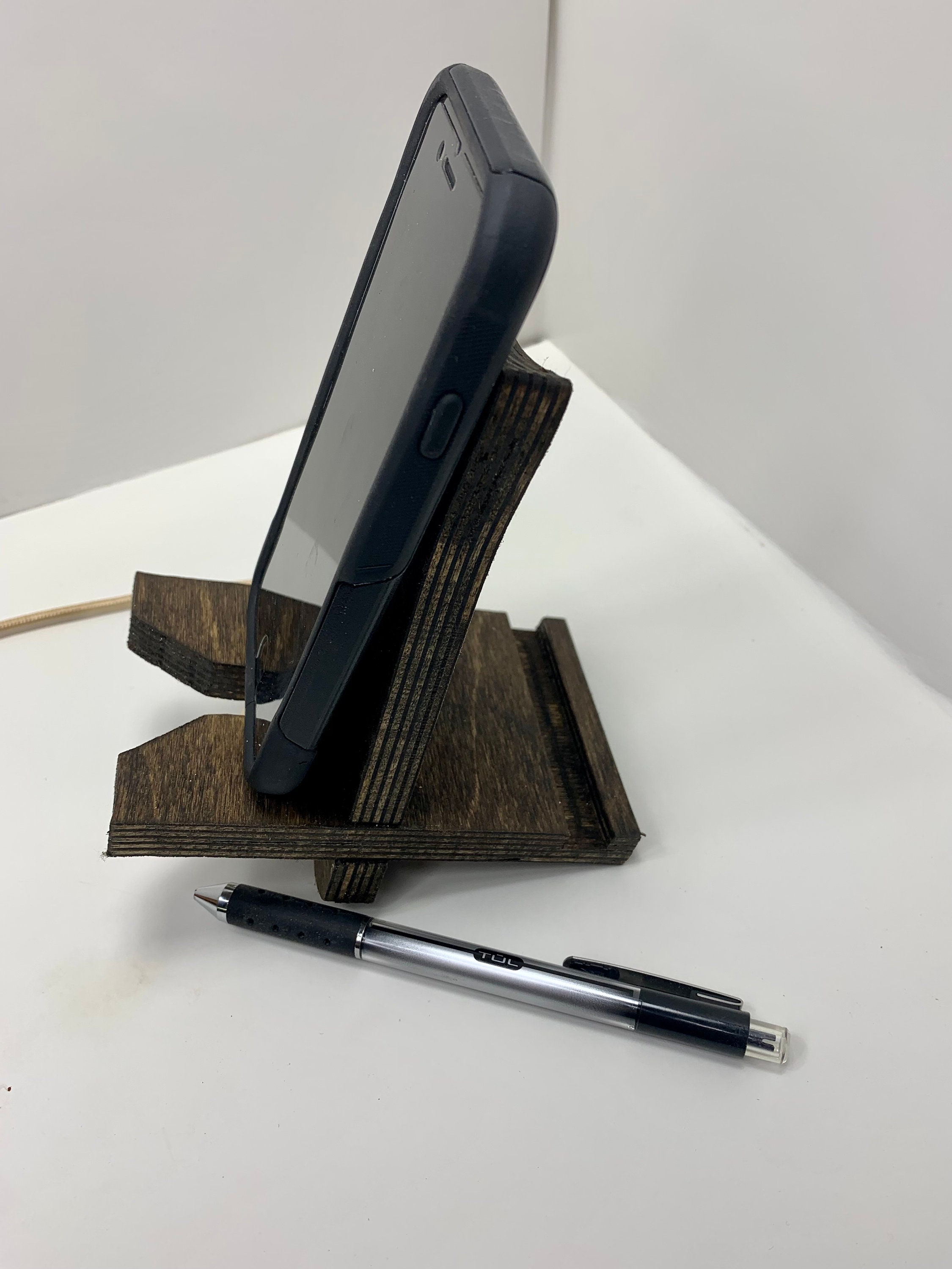 Wood Cell Phone Stand Wood Tablet Stand Wooden Desk - Etsy