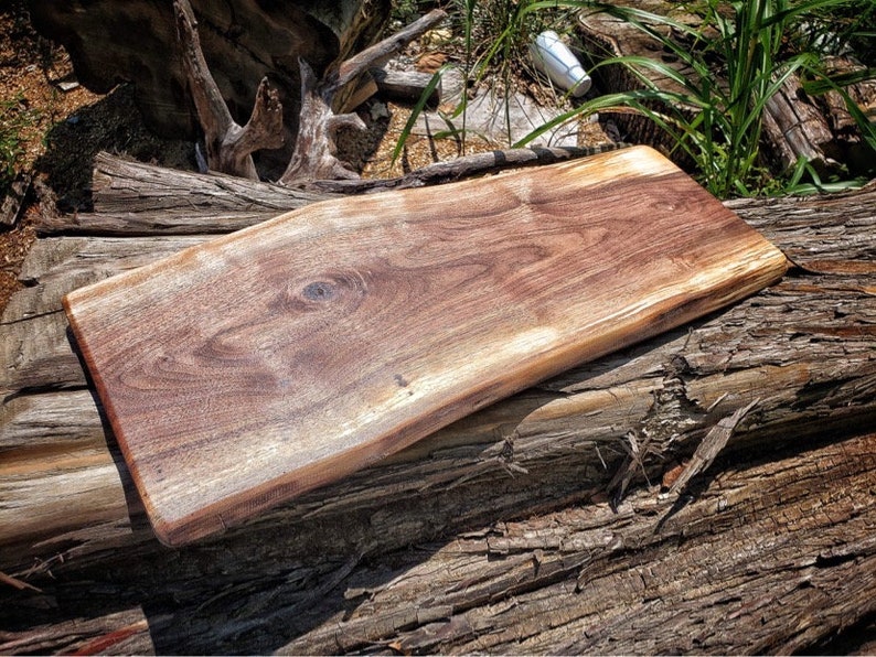 Live Edge Black Walnut Charcuterie Board Black Walnut Live - Etsy