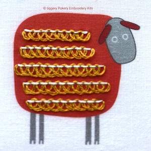 Sheep Embroidery Pattern. Sheep Design. - Etsy