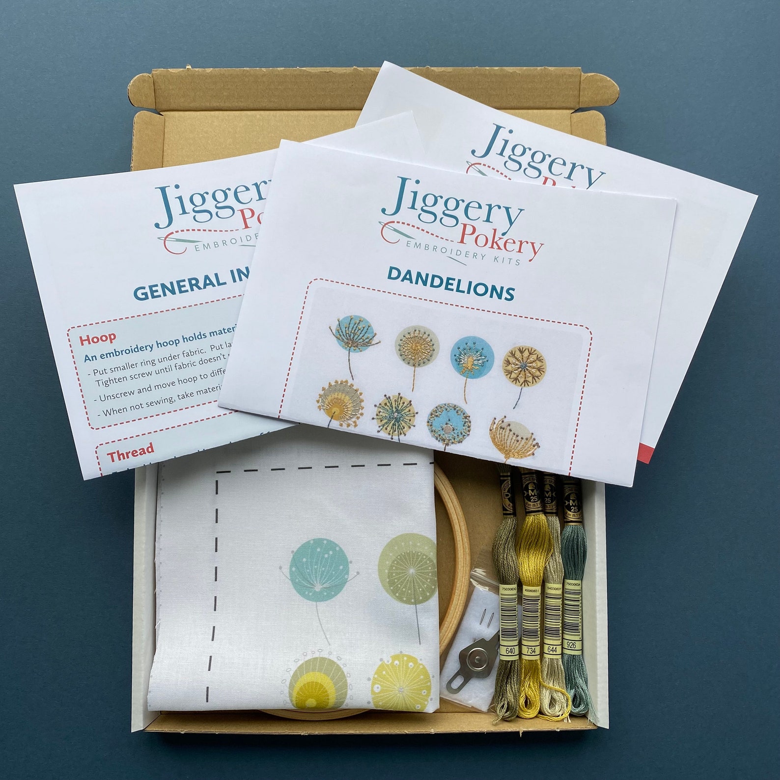 Dandelion Embroidery Kit. Scandinavian Style. Modern Hand - Etsy UK