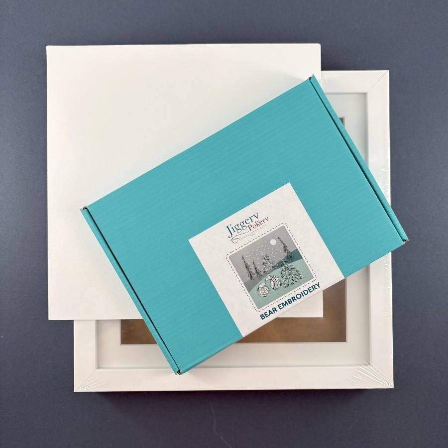 Embroidery Gift Sets. Embroidery Kit Plus Display Frame. - Etsy