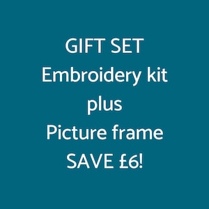 Blue Fish Embroidery Kit. Scandi Design. Embroidered Wall Art. - Etsy