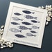 Blue Fish Embroidery Pattern. Simple Scandi Design. Easy Hand ...