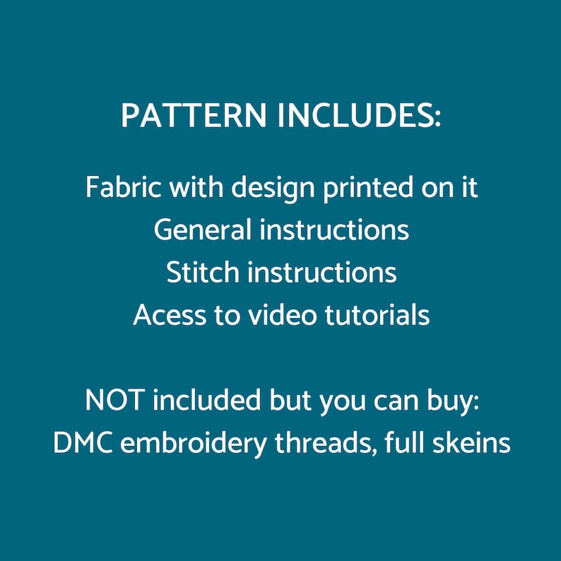 Blue Fish Embroidery Pattern. Simple Scandi Design. Easy Hand ...
