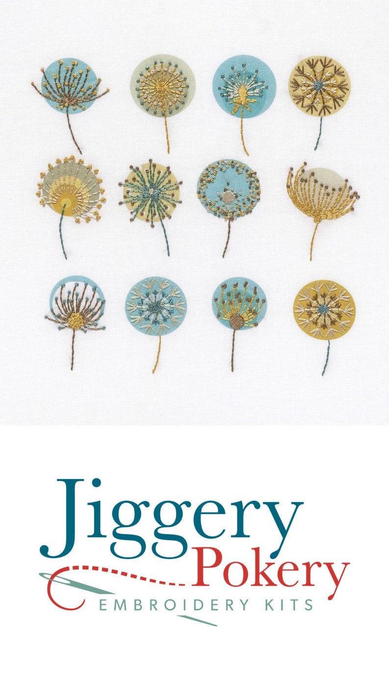 Dandelion Embroidery Kit. Scandinavian Style. Modern Hand - Etsy UK