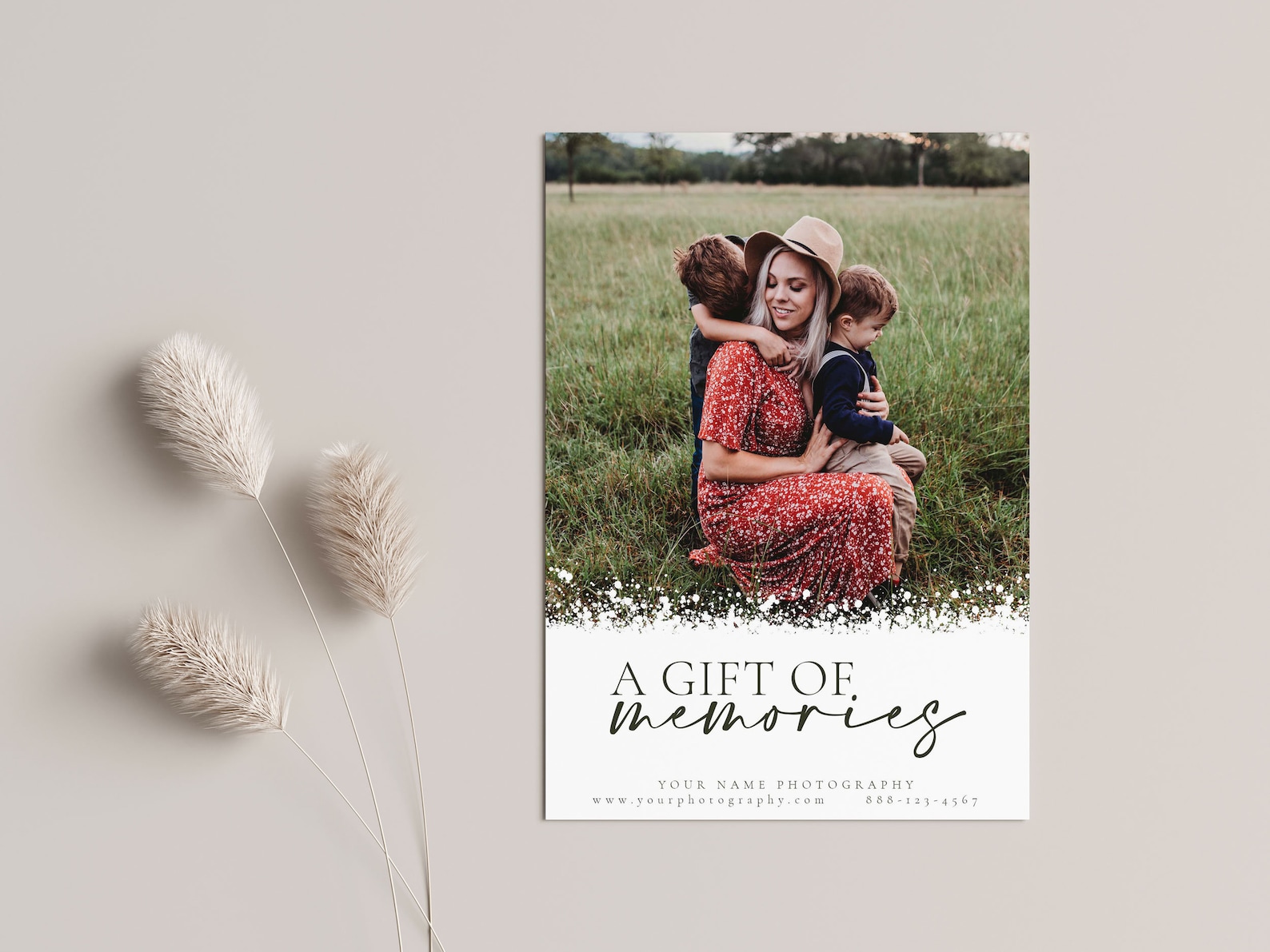 Photography Gift Card, Photographer Gift Certificate Template in ...