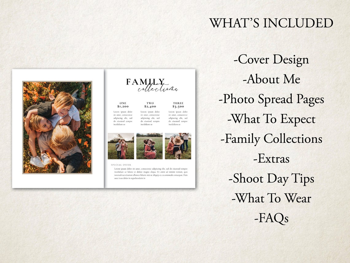 Family Marketing Magazine Canva and Photoshop Template | Etsy