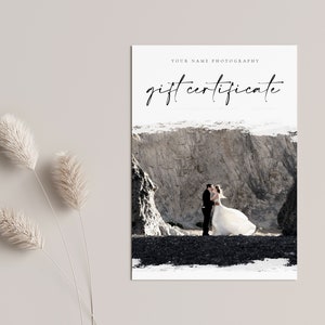 Photographer Gift Certificate Template in Photoshop, Photography Gift ...