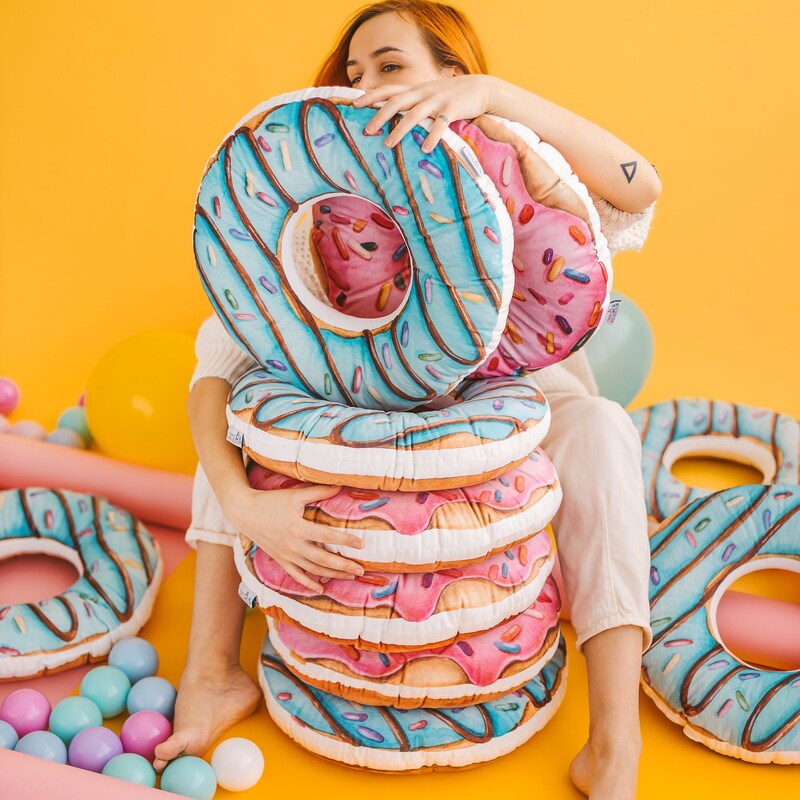Donut Pillow - Etsy