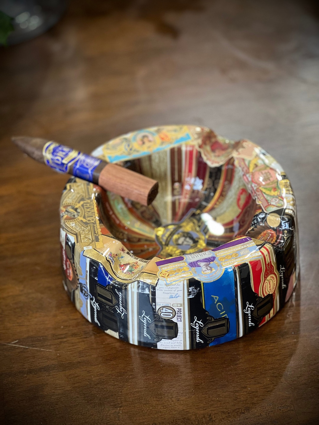 Custom Order Round Ashtray - Etsy