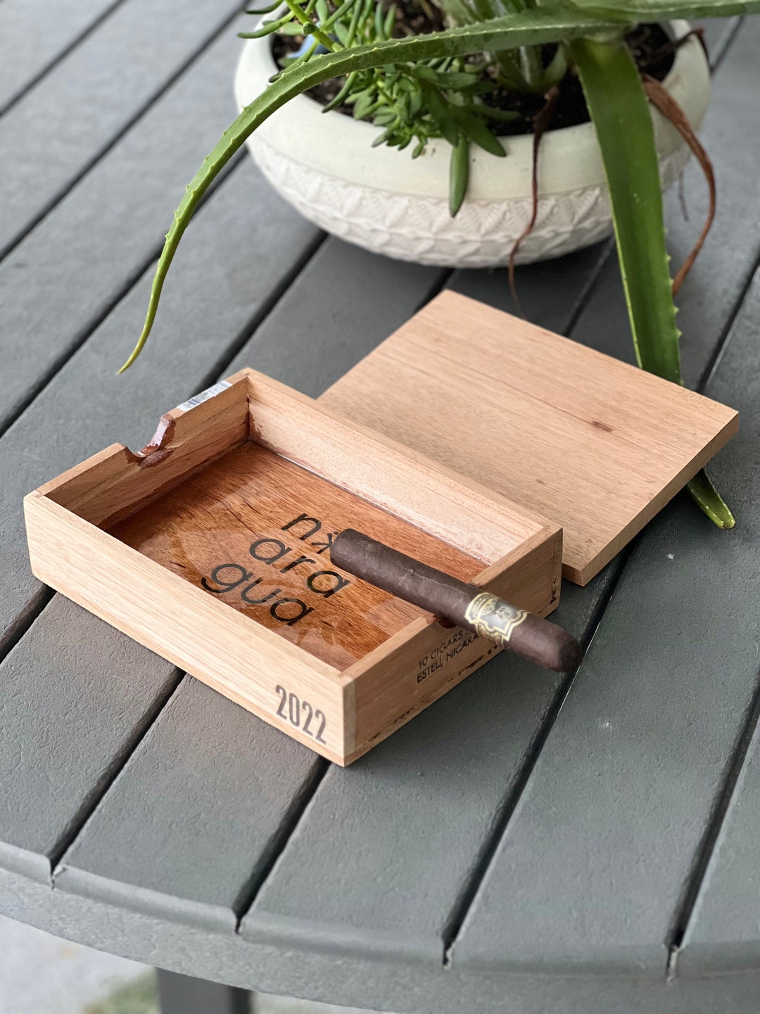 Romacraft Craft Cigar Box Ashtray - Etsy