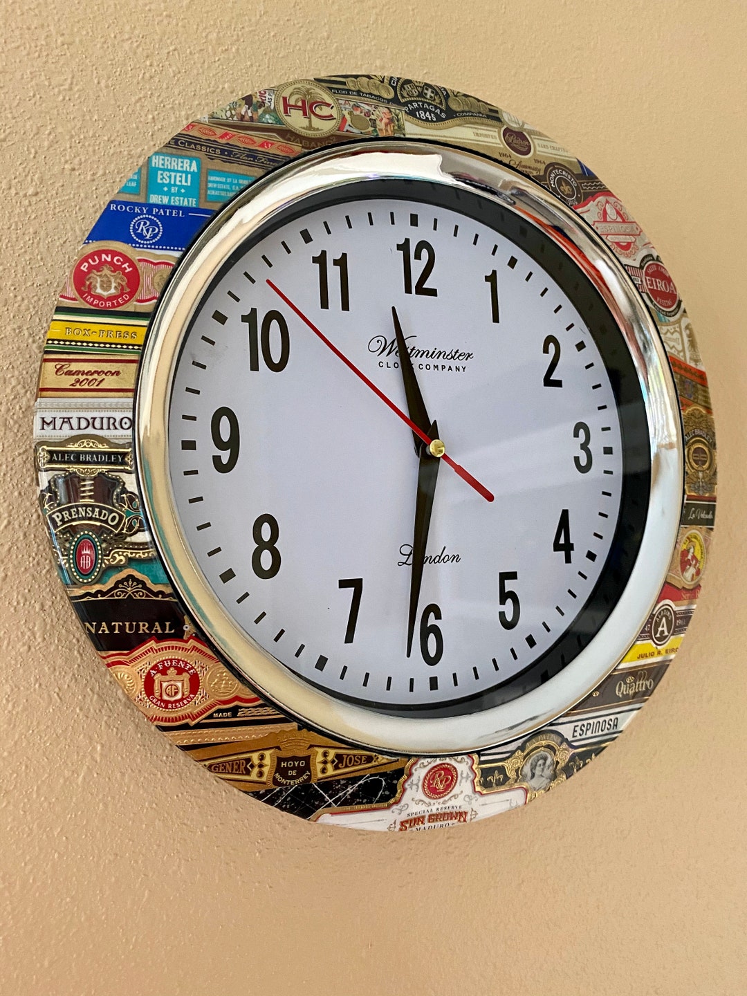 Cigar Band Clock - Etsy