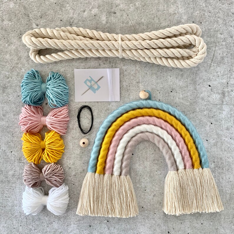 DIY Kit Rainbow Do it yourself Rainbow Kit Box Wall Decoration | Etsy