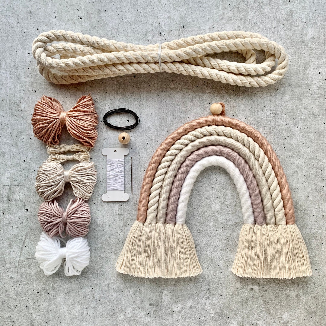 DIY Kit Boho Rainbow Rainbow Kit Box Wall Decoration Wall Hanging ...