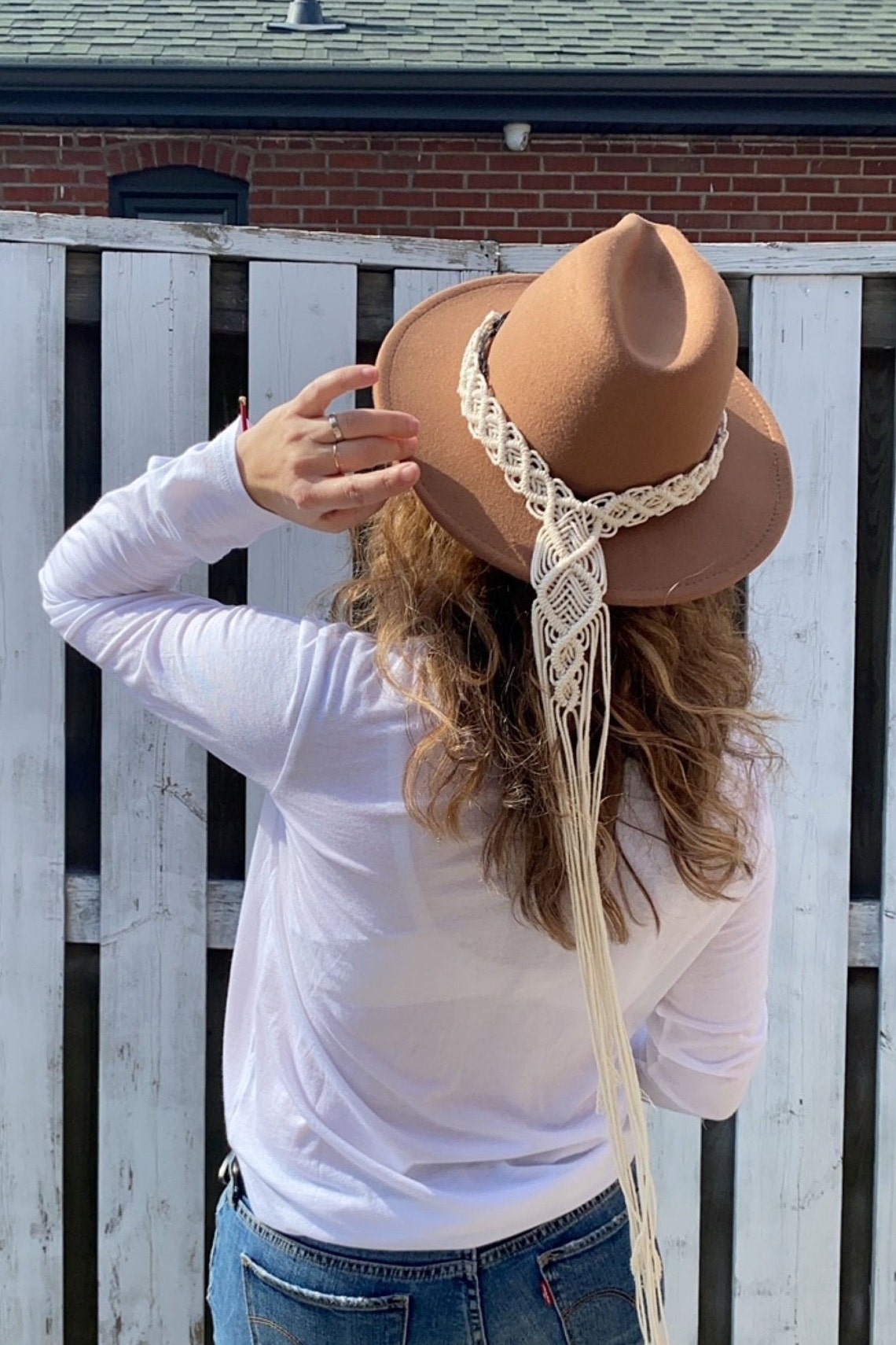 Hat Band, Macrame Veil Boho - Etsy