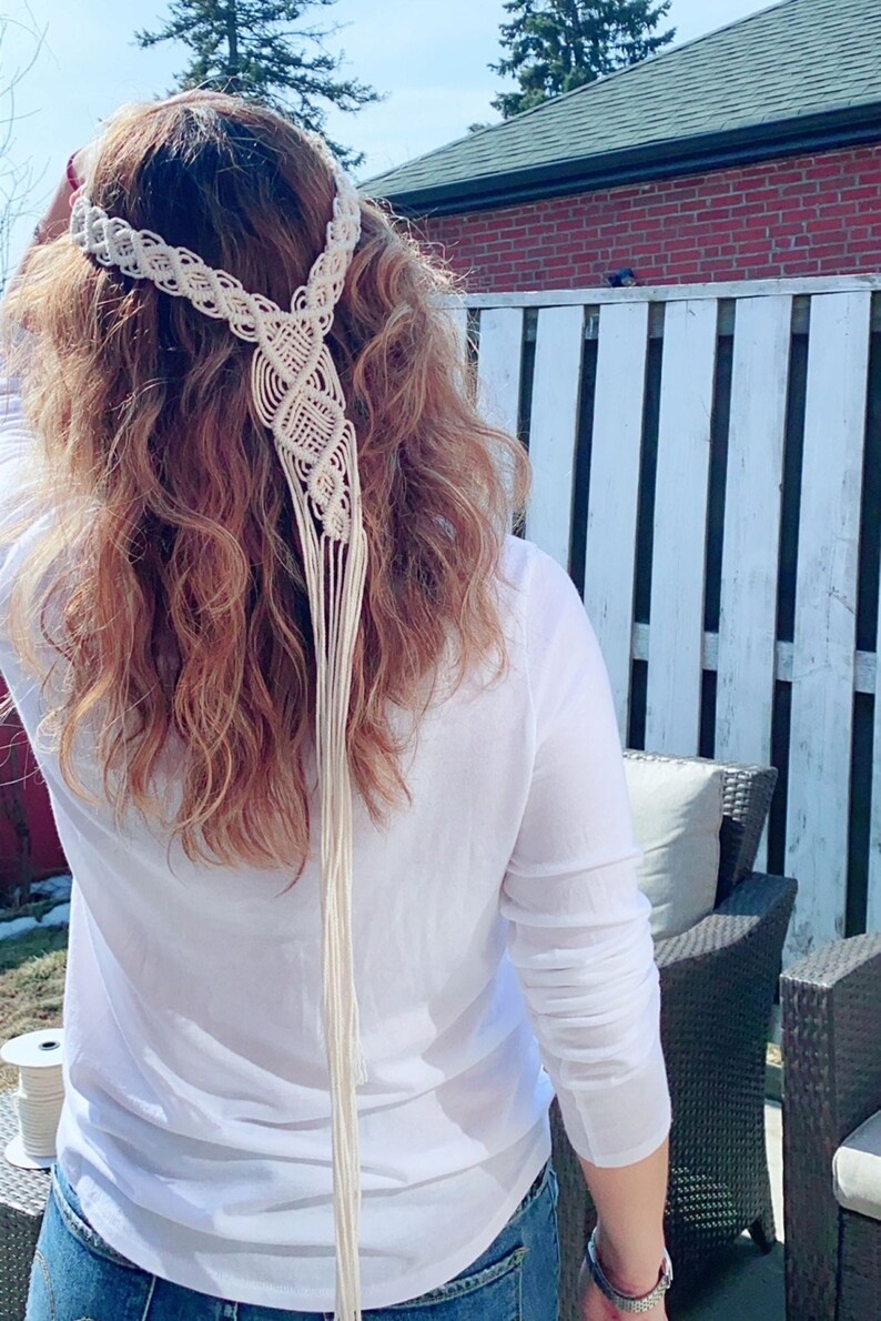 Hat Band, Macrame Veil Boho - Etsy